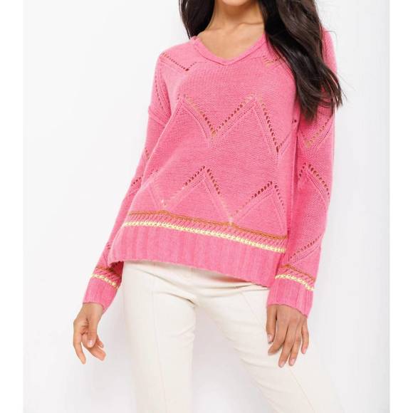 Lisa Todd | Sweaters | New Lisa Todd Summer Softie Sweater In Pink ...